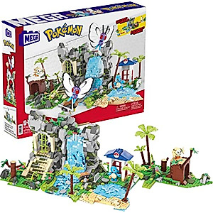 MEGA Pokemon Action Figure Building Toys for Kids, Jungle Voyage with 1362 Pieces, 4 Poseable Characters, Age 7+ Years Old Gift Idea (Amazon Exclusive)