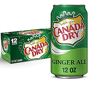 Canada Dry Ginger Ale Soda, 12 fl oz cans (Pack of 12)