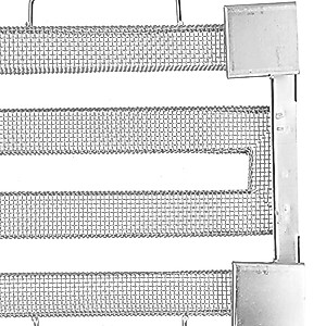 AUNMAS Cold Smoke Generator for Cold Smoke Generator, Smoker Tray BBQ High M Shaped Cold Smoke Generator Barbecue Net BBQ Smoker Grill for Cold Hot Smoking Cheese Pork