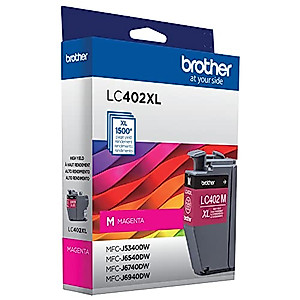 Brother Genuine LC402XLM High Yield Magenta Ink Cartridge
