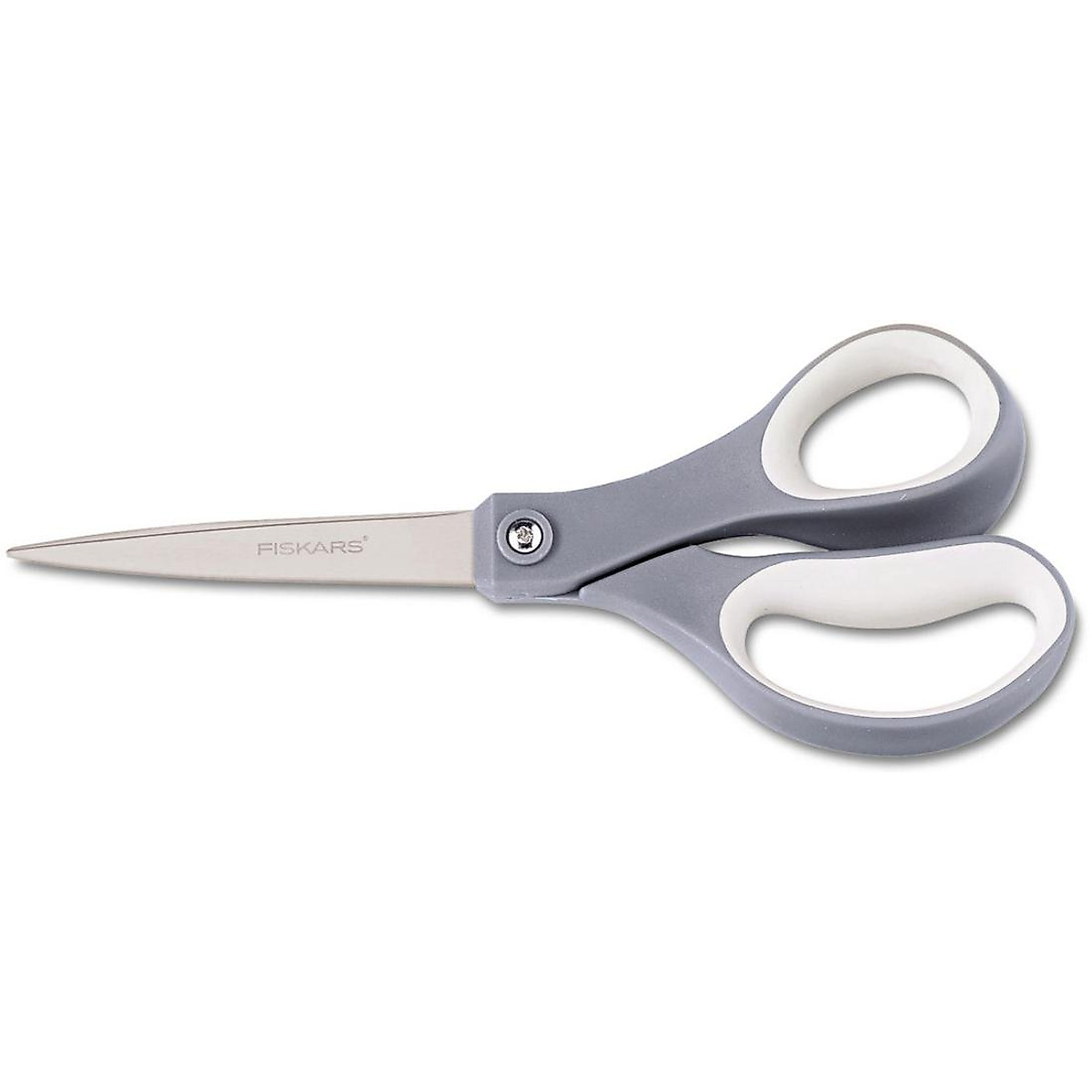 Fiskars 01-005409 Softgrip Titanium Adult Scissors, 8 Inch, Gray