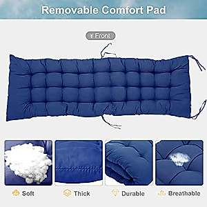 ABORON Zero Gravity Chair,Premium Outdoor Lawn Folding Lounge Chairs,Sturdy Adjustable Reclining Patio Chairs with Removable Cushion,Headrest & Tray