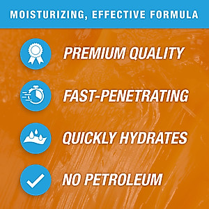 Blue Goo CRACKED HEELS & DRY HANDS Skin Softener for Dry Feet, Hands, Hydrating and Smoothing, Moisturizer, Dryness Relief, 2 Ounce, made with 100% PURE EMU OIL