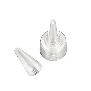 5pcs 260ml Twist bottle Liquid bottle Steel Bottles squeezable dropping bottler for Flavorings and liquid (Transparent, 260ml)