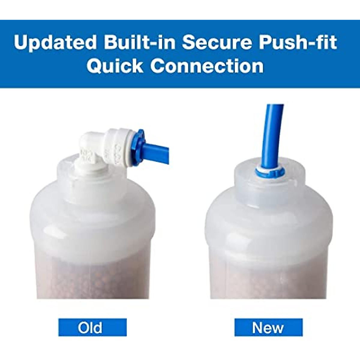 pH Alkaline Mineral Drinking Water Filter Inline for Reverse Osmosis RO Systems | 2" x 10"