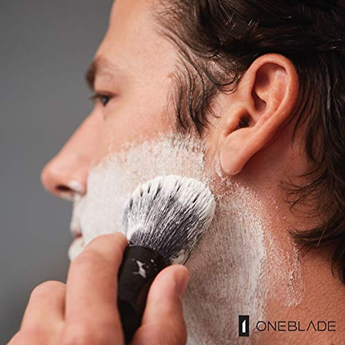 OneBlade Premium Synthetic Ultra Soft Shaving Cream Brush for Men - 20mm Knot