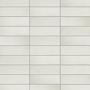 Merola Tile Coco Matte Cloud White 2" x 5-7/8" Porcelain Floor and Wall Tile