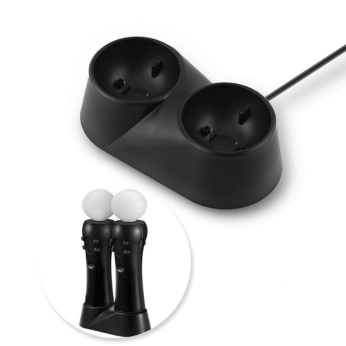 Controller Charging Base, Well Organized Easy Operation Multiple Protection Controller Charger for VR Remote Controller