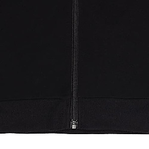 Barbie Big Girls French Terry Zip-Up Hoodie Black 14-16