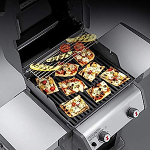 Uniflasy 69785 18 Inch Grill Burner 7635 15.3 Inch Flavorizer Bars 69866 18 Inch Grill Warming Rack 7637 17.5 Inch Grill Cooking Grates for Weber