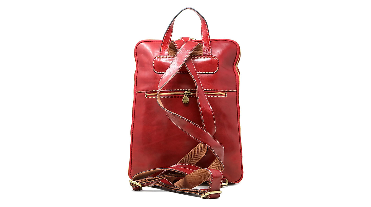 Floto Venezia Leather Backpack - Classic Italian Style