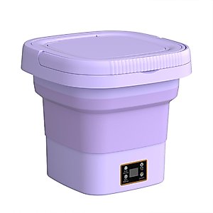 9L Large Capacity Small Portable Washing Machine, Mini Washer and Dryer Combo Deep Cleaning for Underwear, Baby Clothes, or Small Items Folding Washing Machine for Apartment Dorm RV and Travel