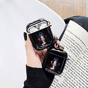 Airpods 2 / 1Case Fashion Anime Naruto, Uchiha Ltachi, Payne, Kobe 24, Cartoon Pattern Shockproof and Anti-Fall TPU Skin Airpods Case. (IMD = Mustela)