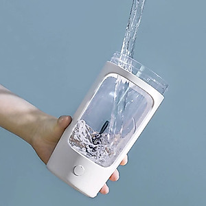 650ml USB Charging Self Stirring Water Bottle Automatic Mixing Mug for Coffee Milk Mixing Water Bottle Cup Drinkware Smart Cup (white)