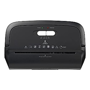 Ativa® 6-Sheet Cross-Cut Shredder, Black, A06CC19