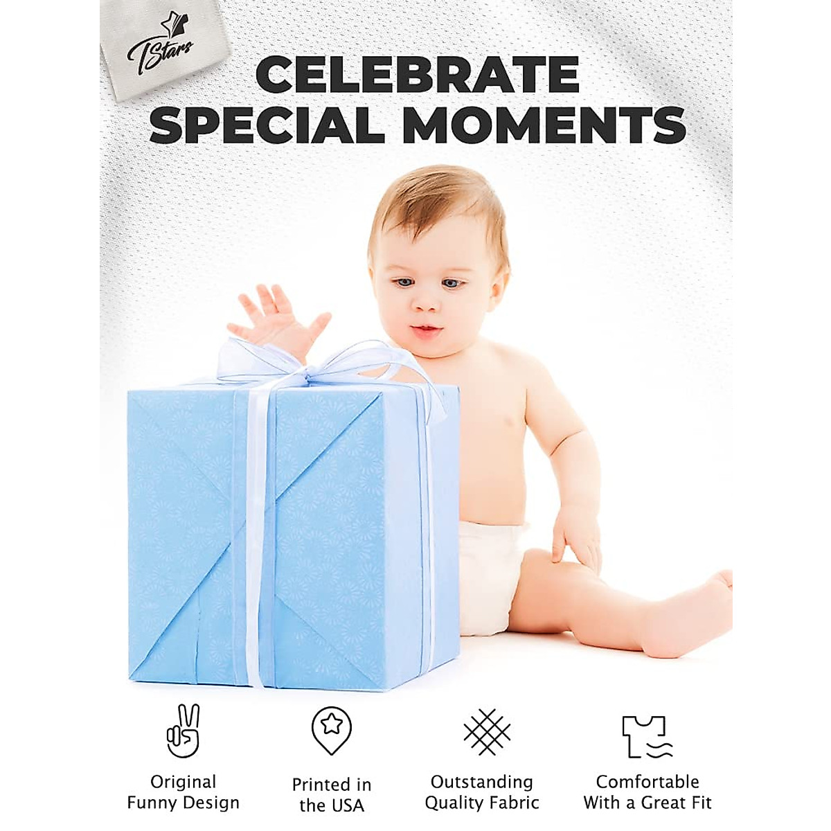 Tuxedo Baby Bodysuit with Bowtie Newborn Boy Printed Tux Suit and Tie Outfits 12M (6-12M) Black