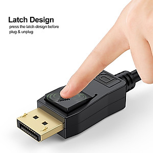 UVOOI DisplayPort to VGA Cable 10 Feet 2-Pack, Gold Plated Display Port DP to VGA Monitor Cable Adapter 10ft Male to Male