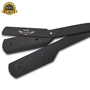 Straight Edge Barber Razor for Close Shaving - Professional Straight Blade Razor for Men with Free Double Edge Blades- Mens Straight Razor Kit