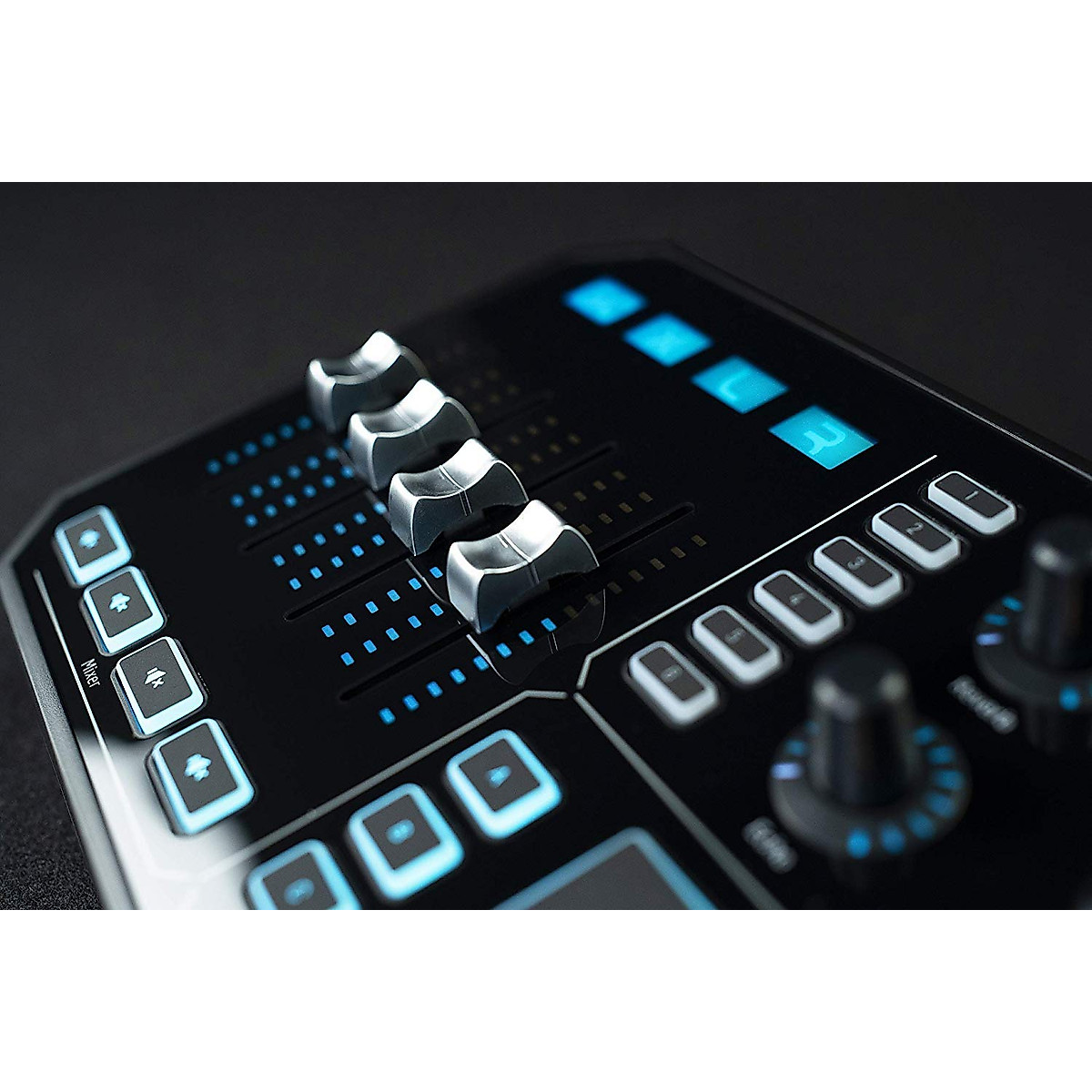 TC-Helicon GoXLR Revolutionary Online Broadcaster Platform with 4-Channel Mixer, Motorized Faders, Sound Board and Vocal Effects, Officially Supported on Windows