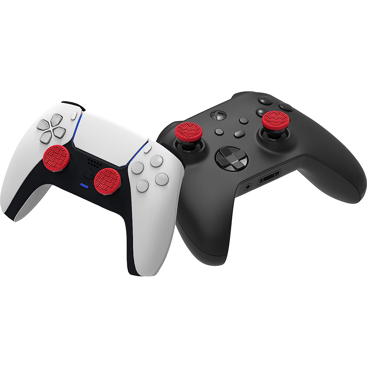 KontrolFreek Omni for PlayStation 4 (PS4) and PlayStation 5 (PS5) | 2 Performance Thumbsticks | 2 Low-Rise Concave | Red