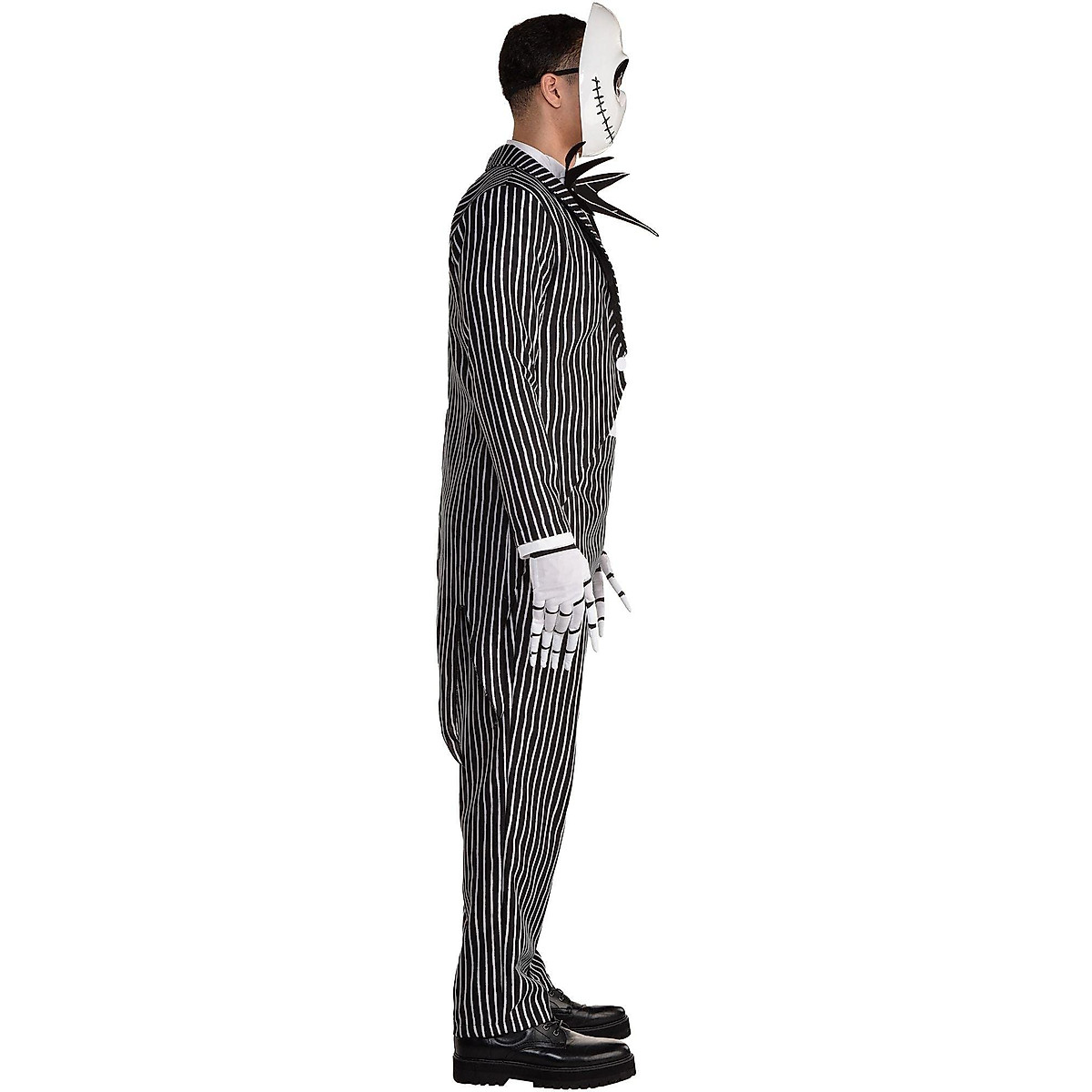 Amscan Jack Skellington Costume for Adults, Disney, Nightmare Before Christmas, Standard Size, with Accessories