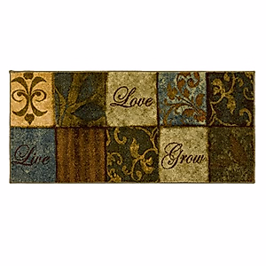 Mohawk Home Multicolor Les Fleurs La Terre Area Rug (3 PC Set 20"x30", 20"x45", 30"x50") (12164 416 3P0005)