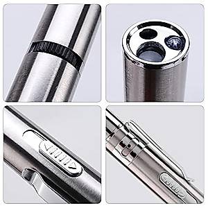 CHUQIANTONG Cat Laser Pointer Dog Toy 7 Adjustable Patterns Laser USB Rechargeable Flashlight LED Pen Interactive Cat Toy Teaching Presentation Pen