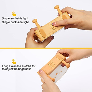 LOVERUIS Cute Night Lights for Bedroom - Toast Night Light Bread Lamp Nightlight for Children Birthday Halloween Christmas Gift with USB Rechargeable for Toddlers Kids Adluts(Sleeping)