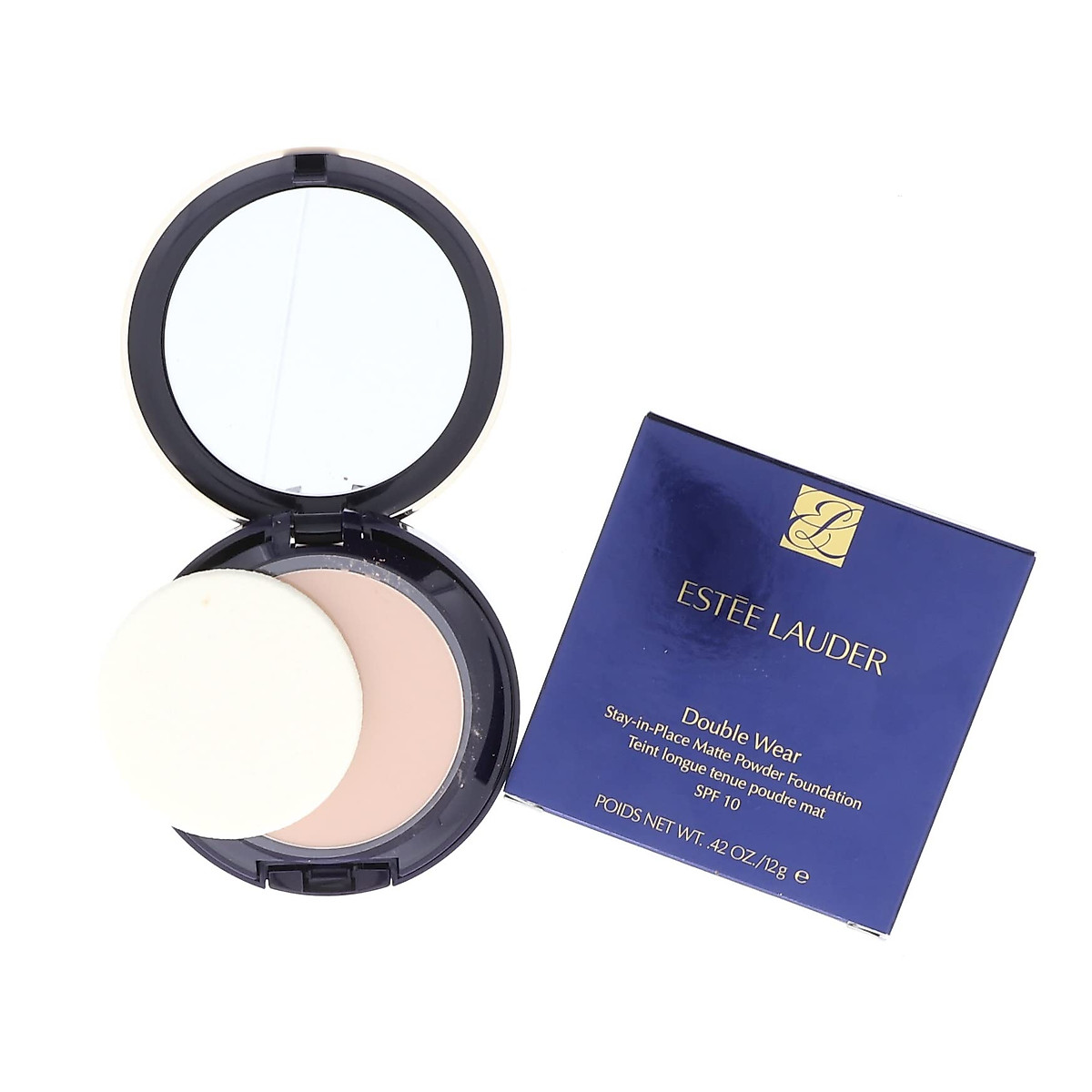 Estee Lauder Double Wear Foundation 0.42 Oz Estee Lauder/Double Wear Stay-In-Place Powder Makeup 3c2 Pebble .42 Oz Teint Longue Tenue Extreme