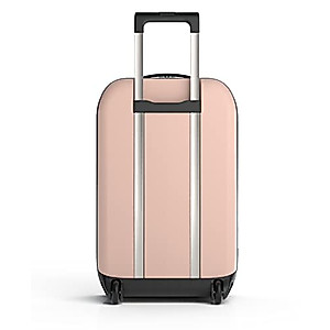 Rollink Flex Vega Cabin Fully Collapsible Suitcase - Hardshell, Silent, Coated Wheels for Smooth Gliding, Scratch, Water & Impact Resistant, Carry-On 21-Inch (10.5 Gal packing volume), Rose Smoke
