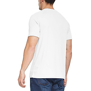 BALEAF Men's UPF 50+ Outdoor Running Workout Short-Sleeve T-Shirt White Size S