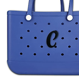 TOYORK Bag Charms for Bogg Bag Accessories Decorative Bogg Bag Charms Insert Alphabet Lettering for Beach Tote Rubber Beach Bag Accessories