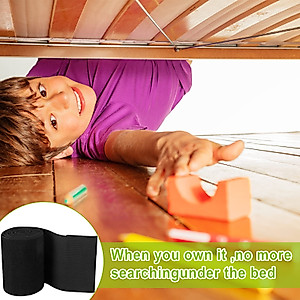 Yunlly Under Bed Blocker for Pets Toys Adjustable Under Bed Couch Blocker Bumper to Stop Kids Pets Toys Going Under Bed Sofa Gaps (King Size, 7.87 x 236 Inch)