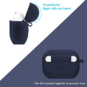 MILPROX Compatible for AirPods Pro 2nd Case, Protective Skin Cover with Keychain Silicone Strap Rope, Shockproof Soft Slim Cases Accessories Compatible for AirPods Pro 2 - White