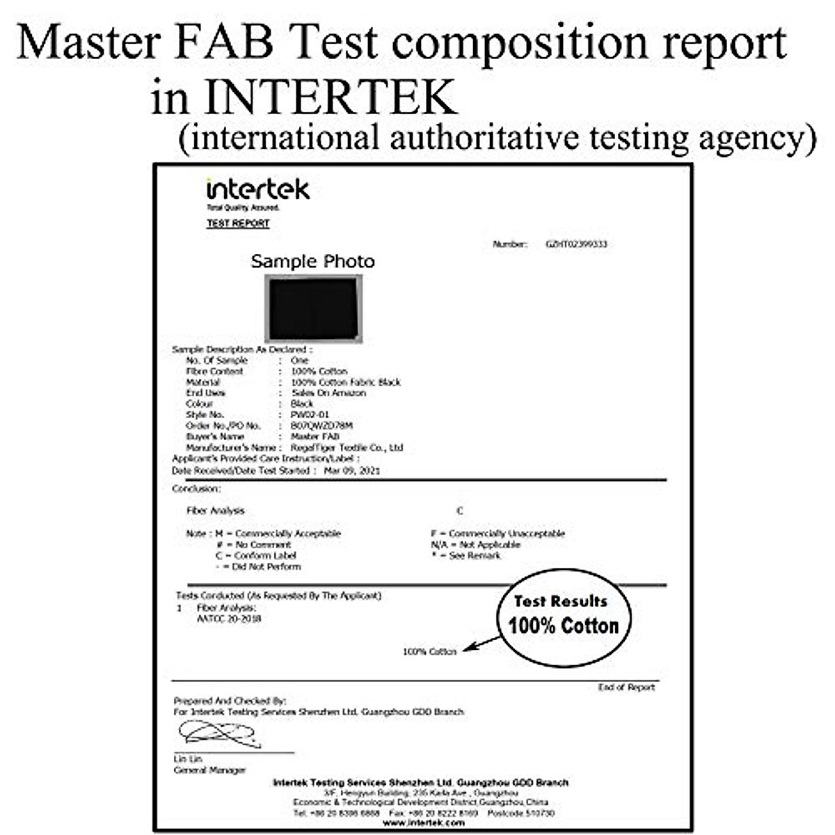 Master FAB -Black 100% Cotton Fabric Poplin Fabric by The Yard for Sewing DIY Crafting Fashion Design Printed Floral Washable Cloth(Black)