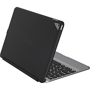 ZAGG Slim Book Ultrathin Case, Hinged with Detachable Bluetooth Keyboard for Apple iPad Pro 9.7 - Black (ID8ZF2-BB0)