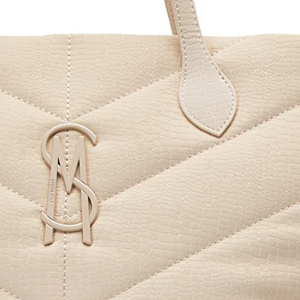 Steve Madden WORKINC Quilted Tote, Bone