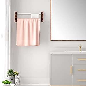 Bath Towel Bar 2 Pack,16 Inch Towel Racks for Bathroom Thicken Stainless Steel Towel Holder Wall Mounted Lavatory Bath Towel Shelf