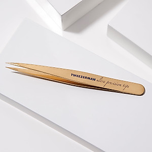 Tweezerman Point Tweezer Ultra Precision , Gold