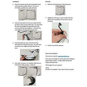 TwoShade Strapless Reversible Sun Visor Golf Tennis Beach Hat Mens Womens Two Shade Blue/White