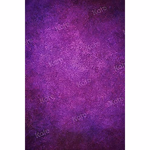 Kate 6.5×10ft Purple Backdrop Dark Purple Portrait Photography Background Abstract Backdrop for Photographer Headshots Video Pictures Fabric