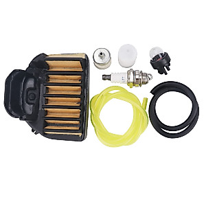 HUYUR Air Filter Fuel Line Filter Tune Up Kit for Husqvarna 455E 455 Rancher 460 461 Replaces 537255701