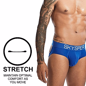 SKYSPER Men's Jockstrap Underwear Mesh Breathable Jock Strap