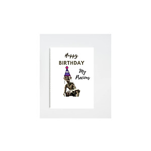 "Happy Birthday My Precious" Gollum Birthday Greeting Card, 7x5 inch Card with Envelope.
