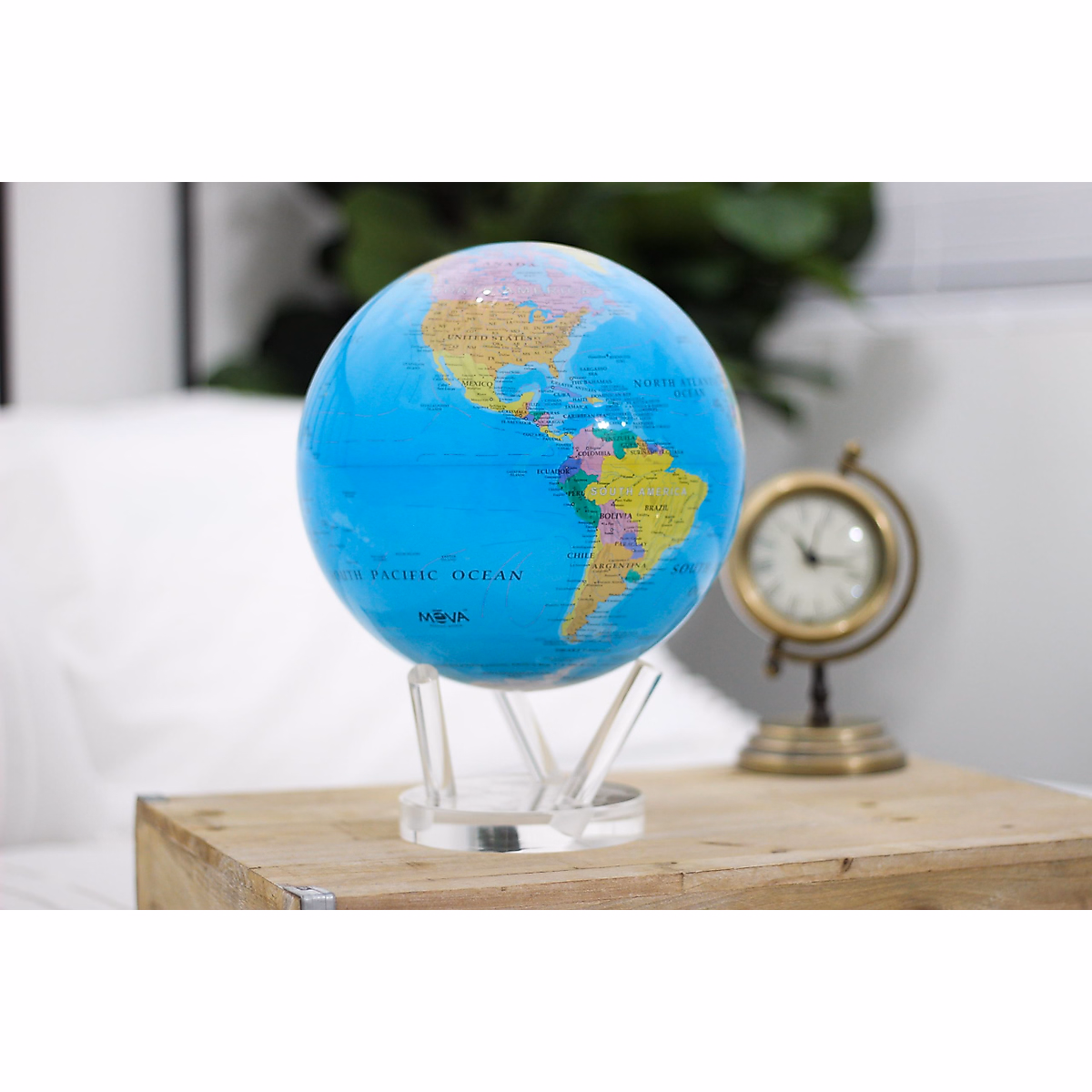 MOVA Globe Blue Political Map 4.5"