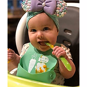 Yummy Organics Baby Food - Organic Fruit and Vegetable Puree, Non-GMO, Gluten-Free, No Added Sugar or Salt, Resealable and Reusable BPA-Free Cups, Pears, 12 Pack