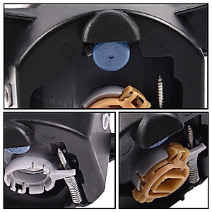 CHEDA Fog Lights Compatible with 2010-2018 Dodge Journey,2007-2017 Jeep Wrangler,2014-2018 Jeep Cherokee,2011-2013 Jeepgarnd Cherokee, 2011-2014 Dodge Charger,1pc (Clear Lens)