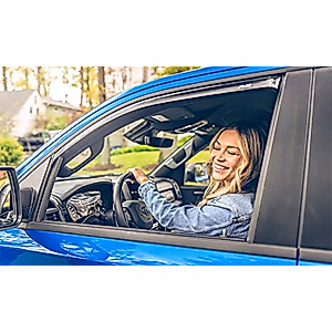 Auto Ventshade [AVS] In-Channel Ventvisor / Rain Guards | Fits 2007 - 2014 Ford Edge, 2007 - 2015 Lincoln MKX- Smoke, 4 pcs. | 194141