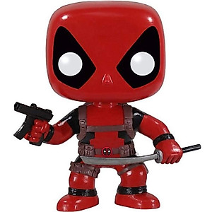 Funko Pop! Marvel: Deadpool #20 Vinyl Figure (Bundled with Compatible Box Protector Case), Multicolor, 3.75 inches