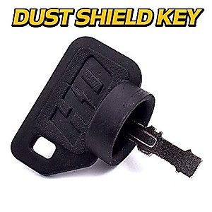 HD Switch Starter Ignition Key Switch Replaces AYP, Husqvarna, Craftsman, Sears, Poulan Lawn Mower Rider 193350, 532193350 with 2 Keys & Free Carabiner